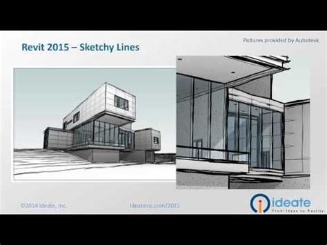 RENDER SKETCHING LINES Revit Architecture Autodesk Revit Architecture Model