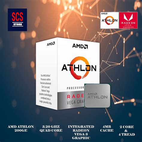 Amd Athlon Ge Ghz Mb Am Processor With Radeon Vega Graphics Shopee Malaysia