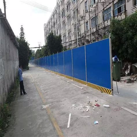 施工警示带围挡 彩钢板围挡规格尺寸 工地施工隔离栏