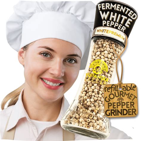 White Peppercorn Grinder With Genuine Yupanqui White Pepper
