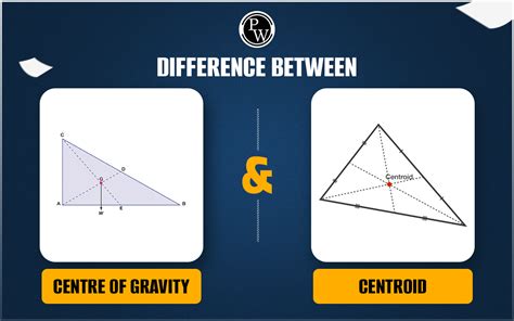 Difference Between Centre Of Gravity And Centroid Importance