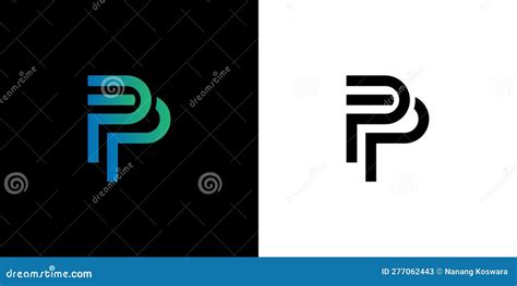 Pp Logo Pp Monogram Initial Pp Logo Letter Pp Logo Icon Vector Stock Vector Illustration