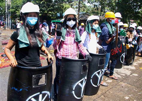 Dvb မြောက်ဥက္ကလာနှင့် စမ်းချောင်းတွင် စစ်အာဏာရှင်ကိုဆန့်ကျင်တော်လှန်နေကြသူများ မြင်ကွင်း