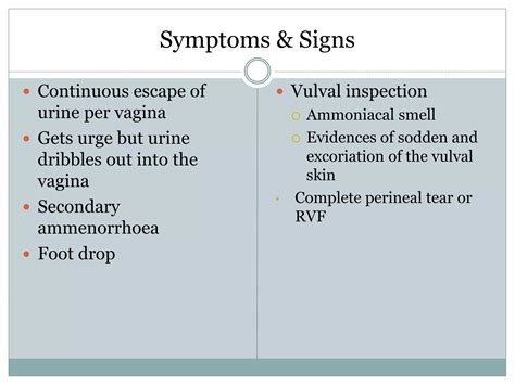 Genital Tract Fistula Pptx