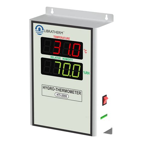 Temperature And Humidity Indicator Hti 2000 Libratherm Instruments