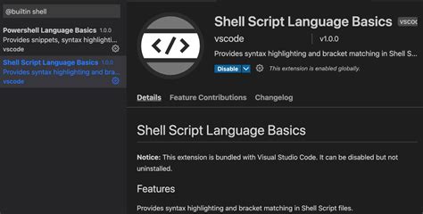 Vscode Bash