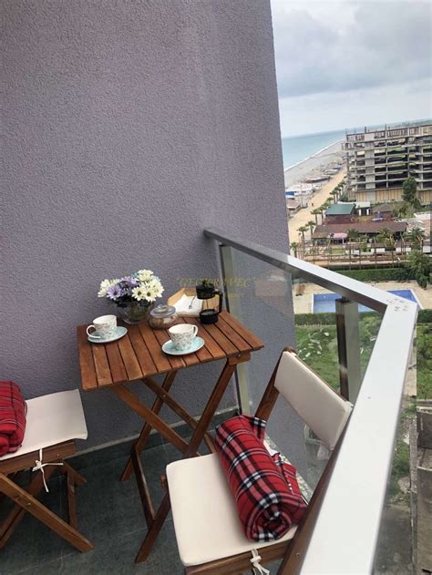 Продается квартира в комплексе Гонио Резиденс е на берегу Чёрного моря с видом на море и на горы