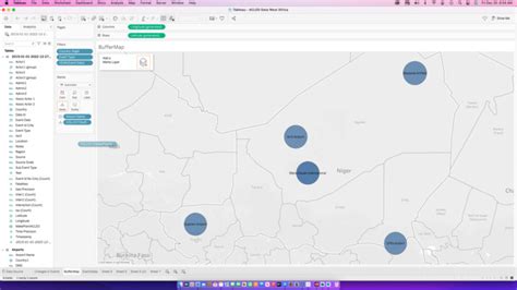 How To Create A Dual Axis To Buffer Of Events On A Map