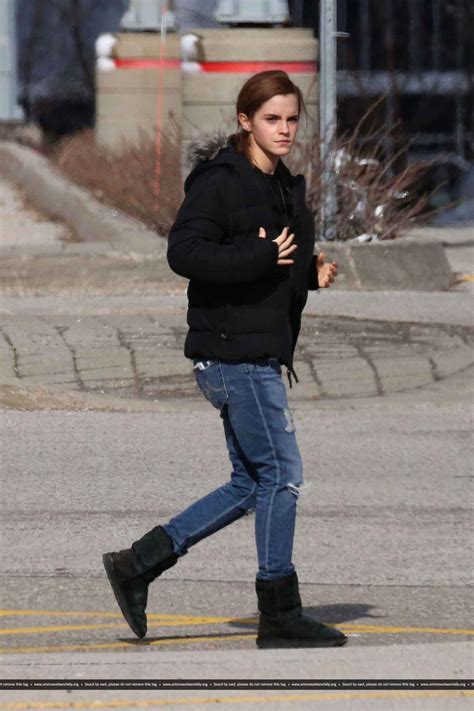 Emma Watson In Jeans Out In Toronto April Celebsla Com