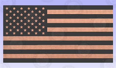 American Flag Usa Cnc Digital File Vcarve Aspire Etsy