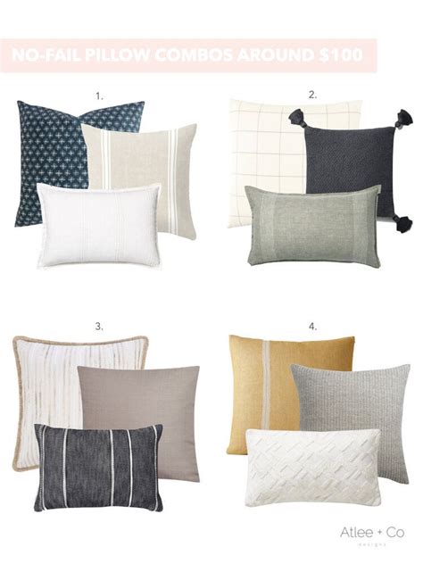 The Guide To No Fail Pillow Combinations Artofit