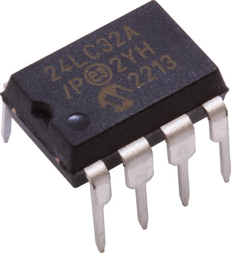 Integrated Circuit 24lc32a P Eeprom 8 Pin Dip Amplified Parts
