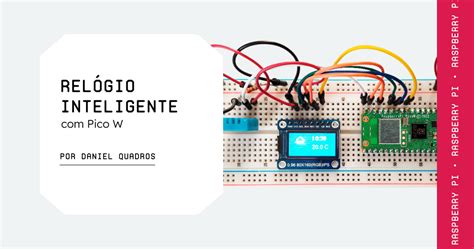relógio com raspberry pi pico w makerhero