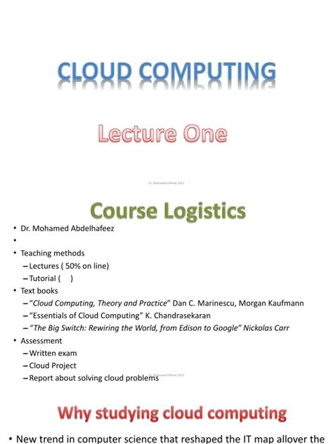 cloud computing intro lecture 1 introduction pdf cloud computing