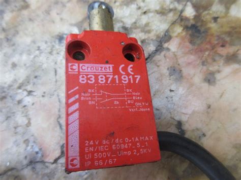 Crouzet Safety Switch 83 871917 24v 83871917 60947 5 1 Ip66 67 Lot Of 3 Pieces