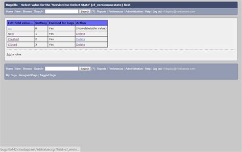 Versionone Integration For Bugzilla