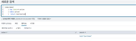 Splunk Return And Format 에 관하여 여러 Column과 Row를 한번에 검색할 때
