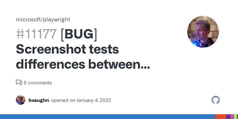 [bug] screenshot tests differences between headless and headful · issue