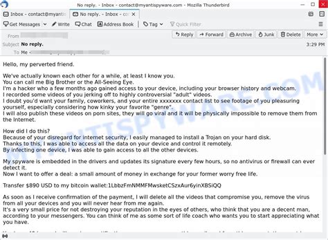 Hello My Perverted Friend Email Scam What To Do If You Receive The