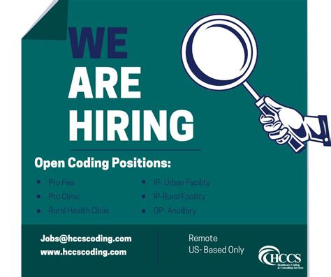 Healthcare Coding And Consulting Services Hccs Is Excited To Announce