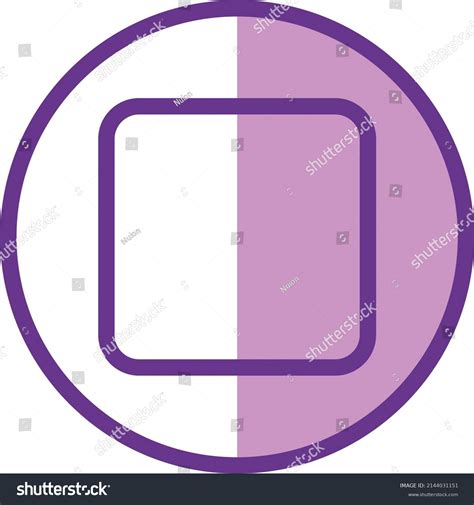 Ui Stop Button Icon Illustration Vector Stock Vector Royalty Free 2144031151 Shutterstock