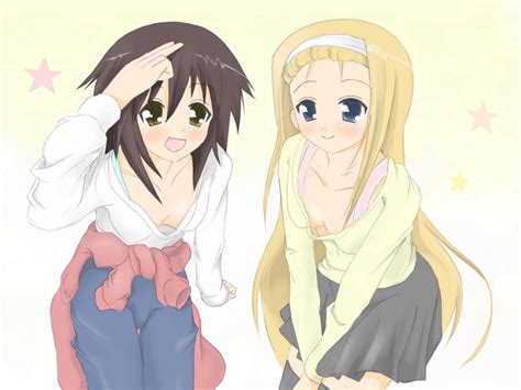 Kusakabe Misao And Minegishi Ayano Lucky Star Danbooru
