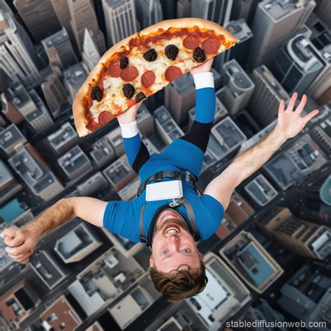 Zero Gravity City Chaos Stable Diffusion Online