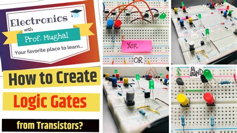 How To Create Logic Gates From Transistors Easy Explanation With