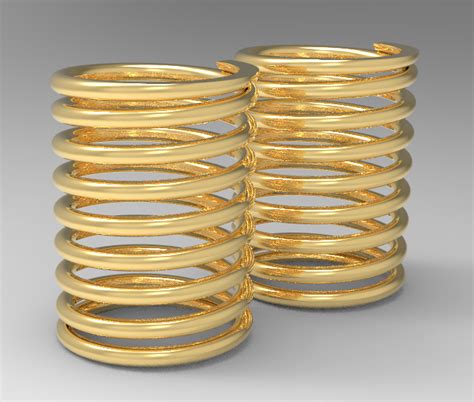 autodesk inventor ipt file 3d cad model of helical spring with 35