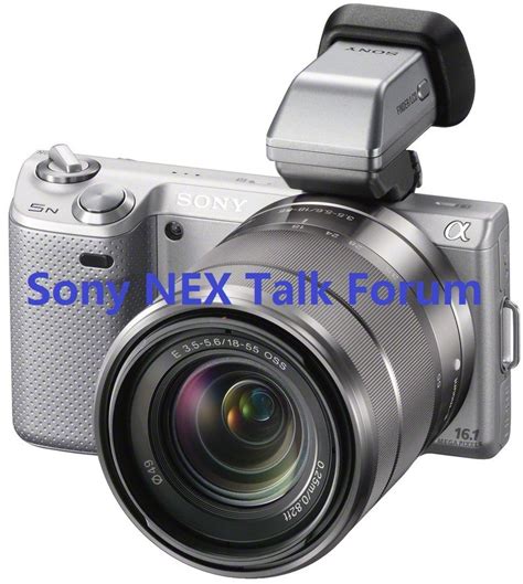 Sony Nex 5n With Electronic Viewfinder