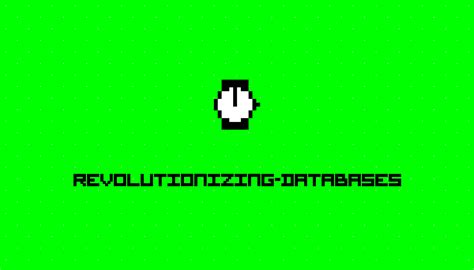 Revolutionizing Databases Stories Hackernoon