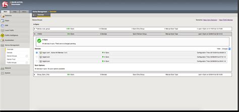 Managing Configuration Synchronization