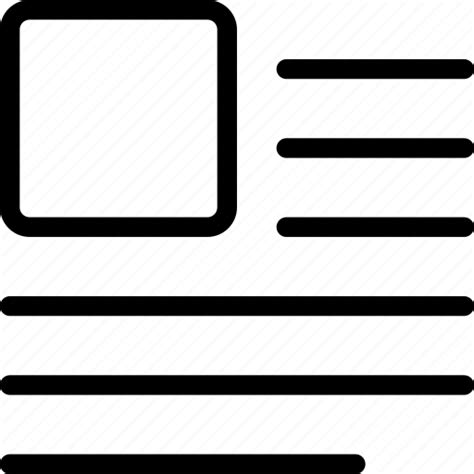 Alignment Formatting Image Left Paragraph Text Wrap Icon