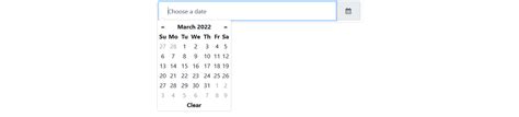 Bootstrap Datepicker Input Date Btd