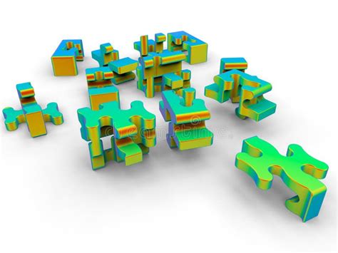 Cube Puzzle Solution Solving Problem Concept Banner Stock Vector Illustration Of Brain File