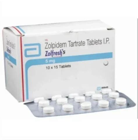 Zolpidem Tartrate Tablets 5 Mg At ₹ 460box In Bharatpur Id