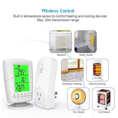 Smart Wireless Remote Control Thermostat Plug In Grandado