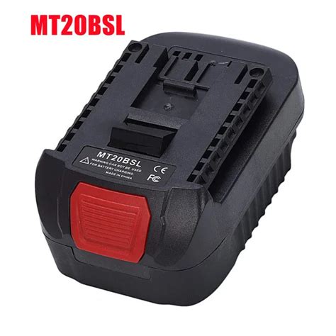 Milwaukee Bosch Dewalt Ryobi 전동 공구용 리튬 이온 배터리 어댑터, MT20BSL MT20ML ...