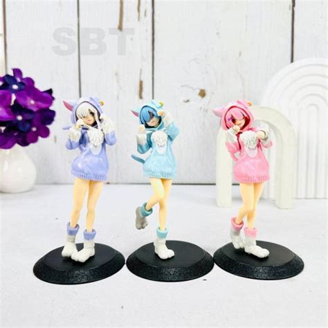 خرید عمده و پخش فیگور انیمه ریزیرو مدل رم و رام Rezero