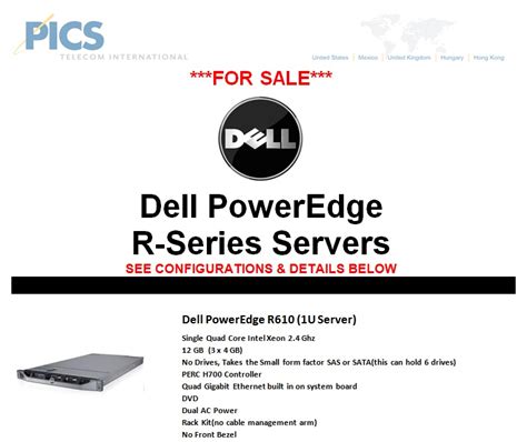 Dell PowerEdge R Series Servers For Sale TELECOMCAULIFFE