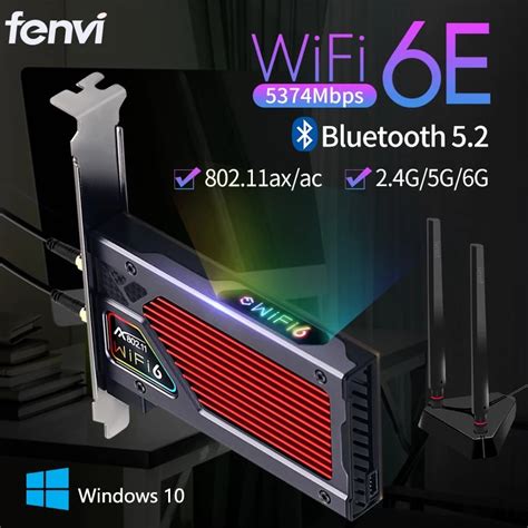 Intel Ax Fenvi Wifi E Pcie Wireless Adapter Bluetooth Ax Ngw Wifi E Network Card