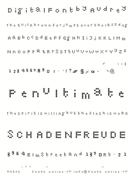 Digital Font By Audrey Font