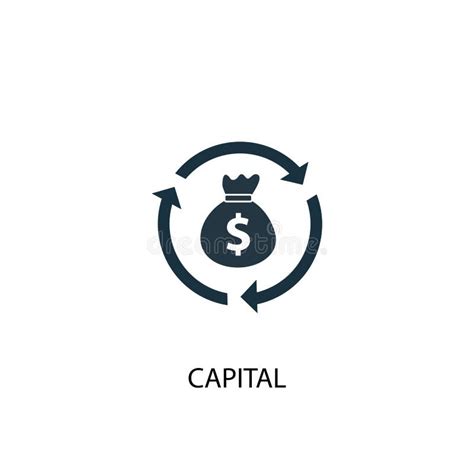 Capital Simple Concept Icons Set Stock Vector Illustration Of Percentage Internet 160599393