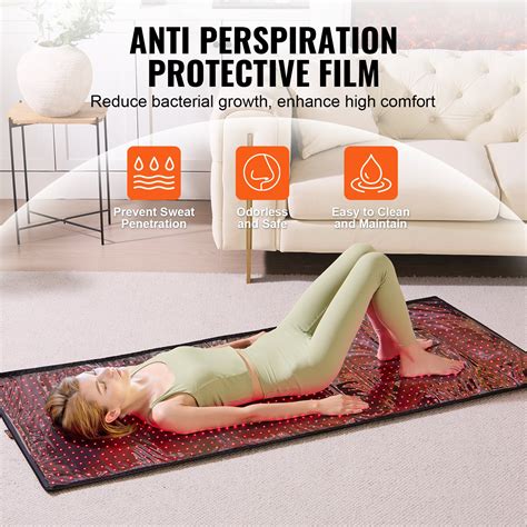 Vevor Red Light Therapy Mat For Full Body 1280pcs 3 Chip Led Light
