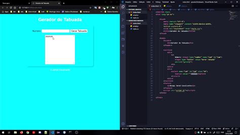 Desenvolvendo Um Gerador De Tabuada Com Html Css E Javascript Youtube