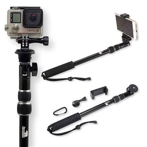 Best GoPro Selfie Sticks Waterproof With Button Lightweight Her Style Code