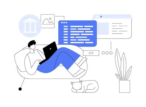 Premium Vector Development Course Isolated Cartoon Vector Illustrations Programming And Coding