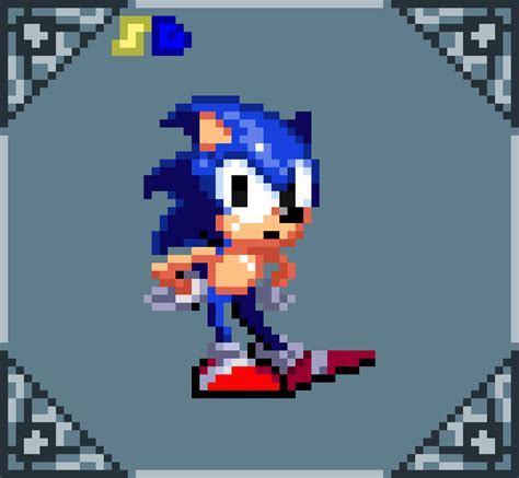 Pixilart Reanimated Sonic Waiting By Spongedrew