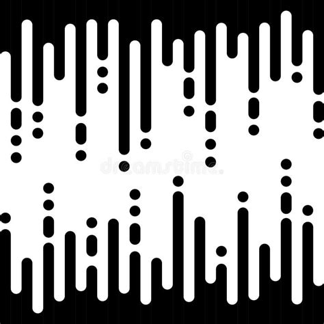 Vector Halftone Transition Abstract Wallpaper Pattern Seamless Black And White Irregular