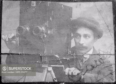James Crawley Operating A Friese Greene Stereoscopic Cine Camera C